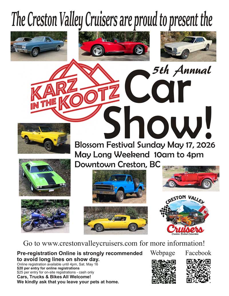 Karz in the Kootz Car Show | Creston Valley Cruisers
